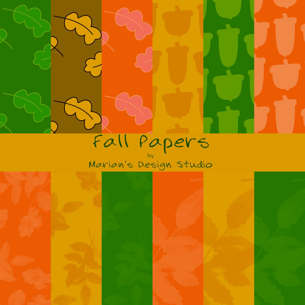 Fall Papers - Marian's Designs